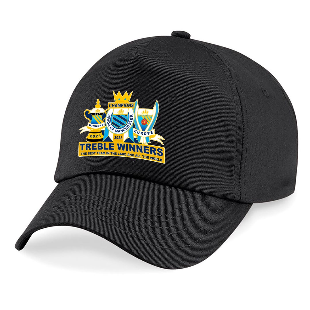 TREBLE Manchester City Trophies 2023 CAP Champions Winners Europe ...