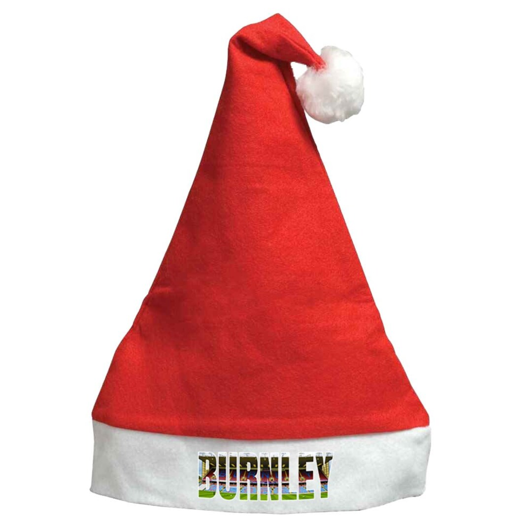 Burnley STADIUM Fanmade Santa Hat Printed Logo Bobble - Etsy