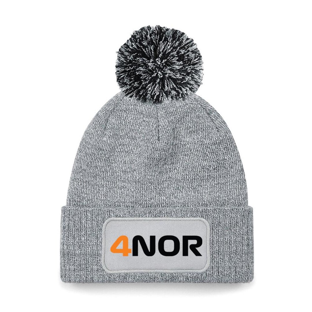 4 NOR Norris Britain Unofficial F Fanmade Bobble Hat Motorsport Lando 1 ...