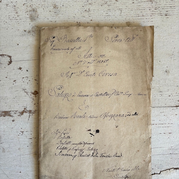 Antique Handwritten Papers - Etsy