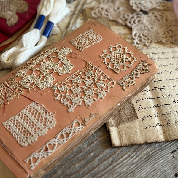 Antique Lace Sample Book - Etsy