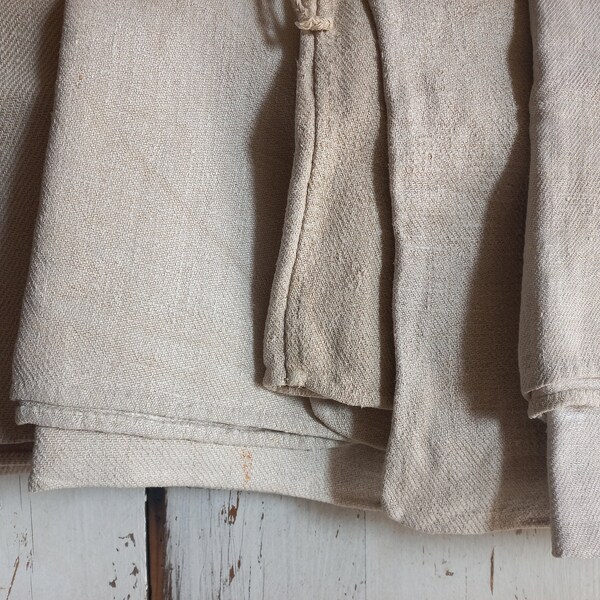Primitive Linen Fabric - Etsy