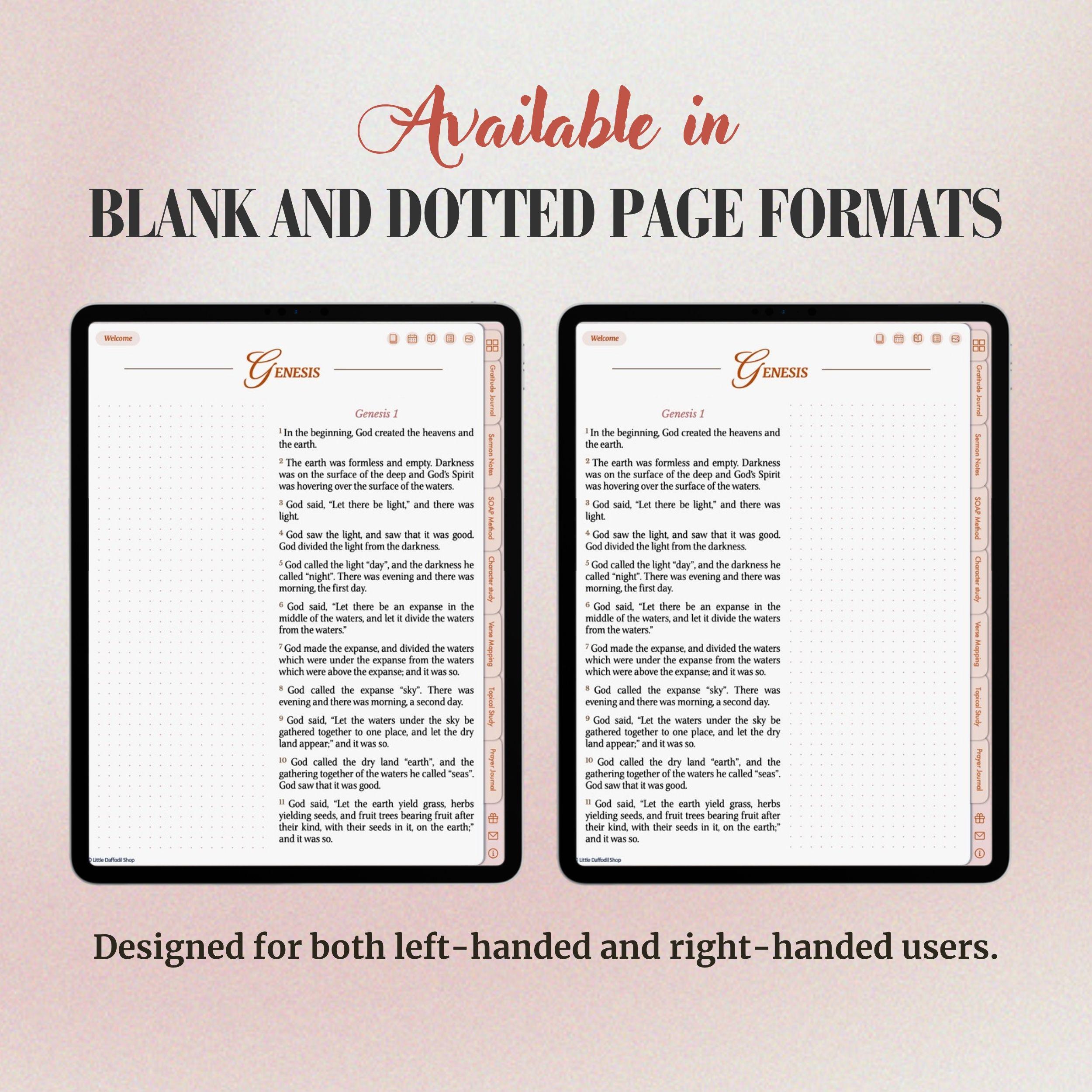 WEB Digital Journaling Bible (2020 Text) | Reading Plan and Tracker ...