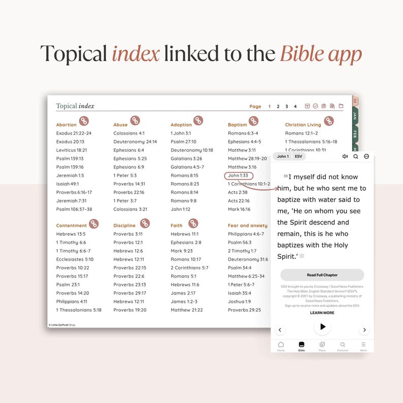 2026 Christian Digital Planner: Daily Bible Reading Plan, Faith Planner ...