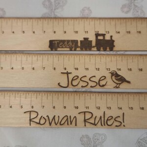 Personalised 20cm Ruler - Etsy