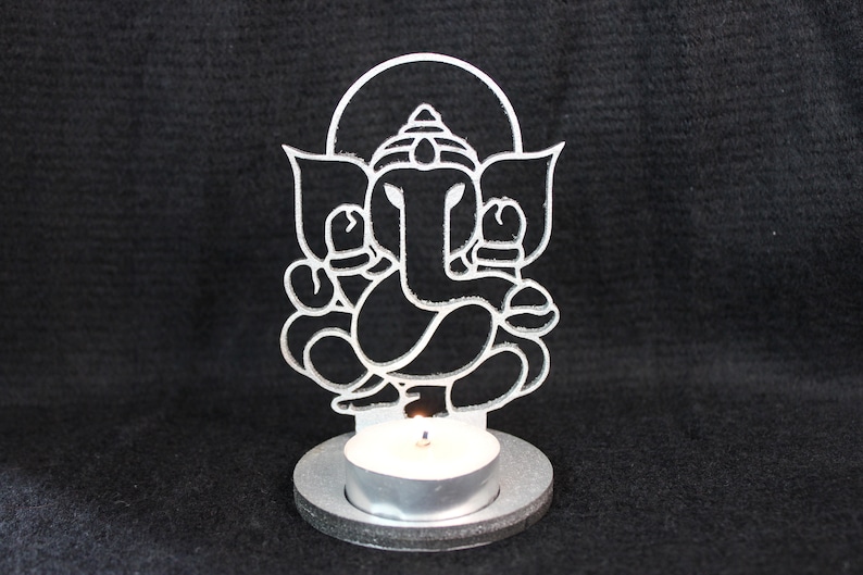 Ganesh Tea Light Candle Holder - Etsy