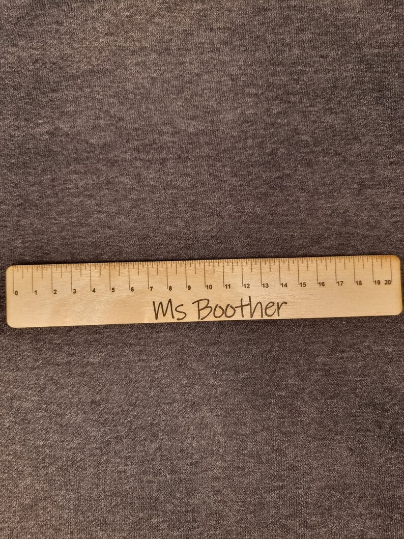 Personalised 20cm Ruler - Etsy