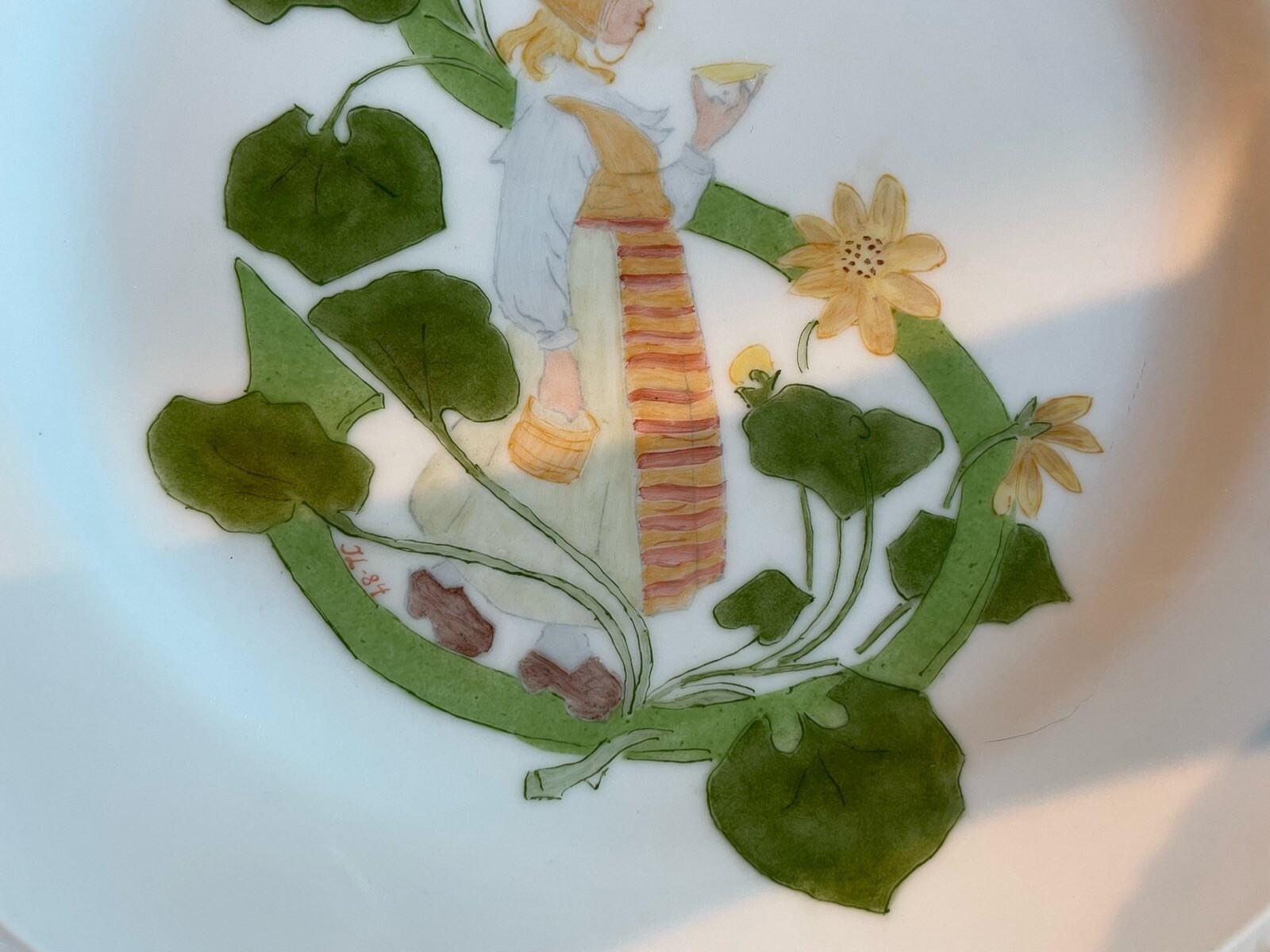 Swedish Hand-painted Rorstrand Plate - Etsy