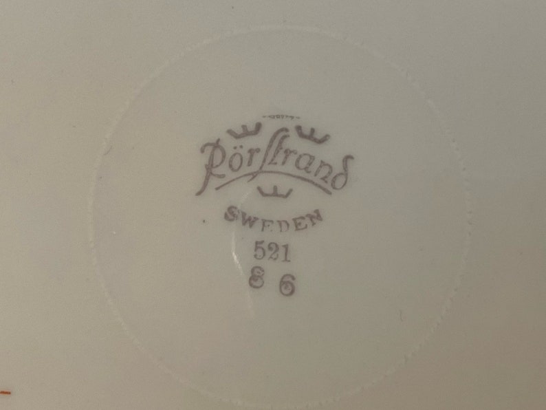 Swedish Hand-painted Rorstrand Plate - Etsy