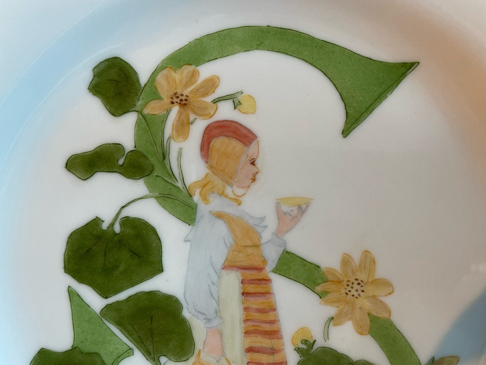 Swedish Hand-painted Rorstrand Plate - Etsy