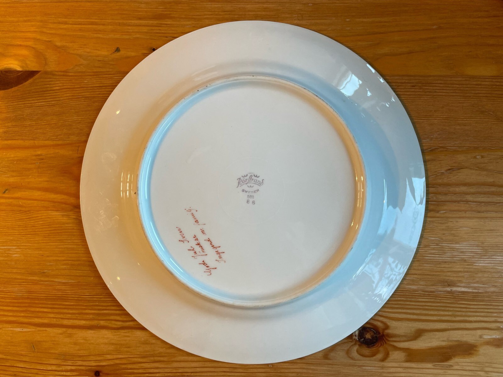 Swedish Hand-painted Rorstrand Plate - Etsy