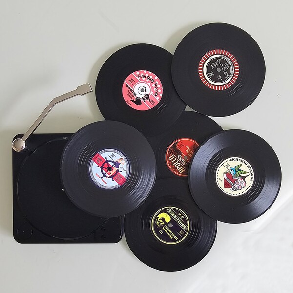 Vinyl Coasters - Etsy