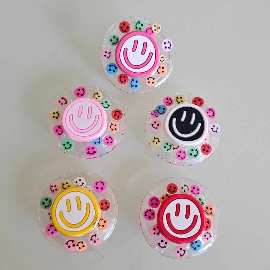 Sprinkle Smiley Face PVC Phone Grip, Phone Holder Phone Stand - Etsy