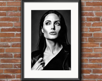 Angelina jolie art | Etsy