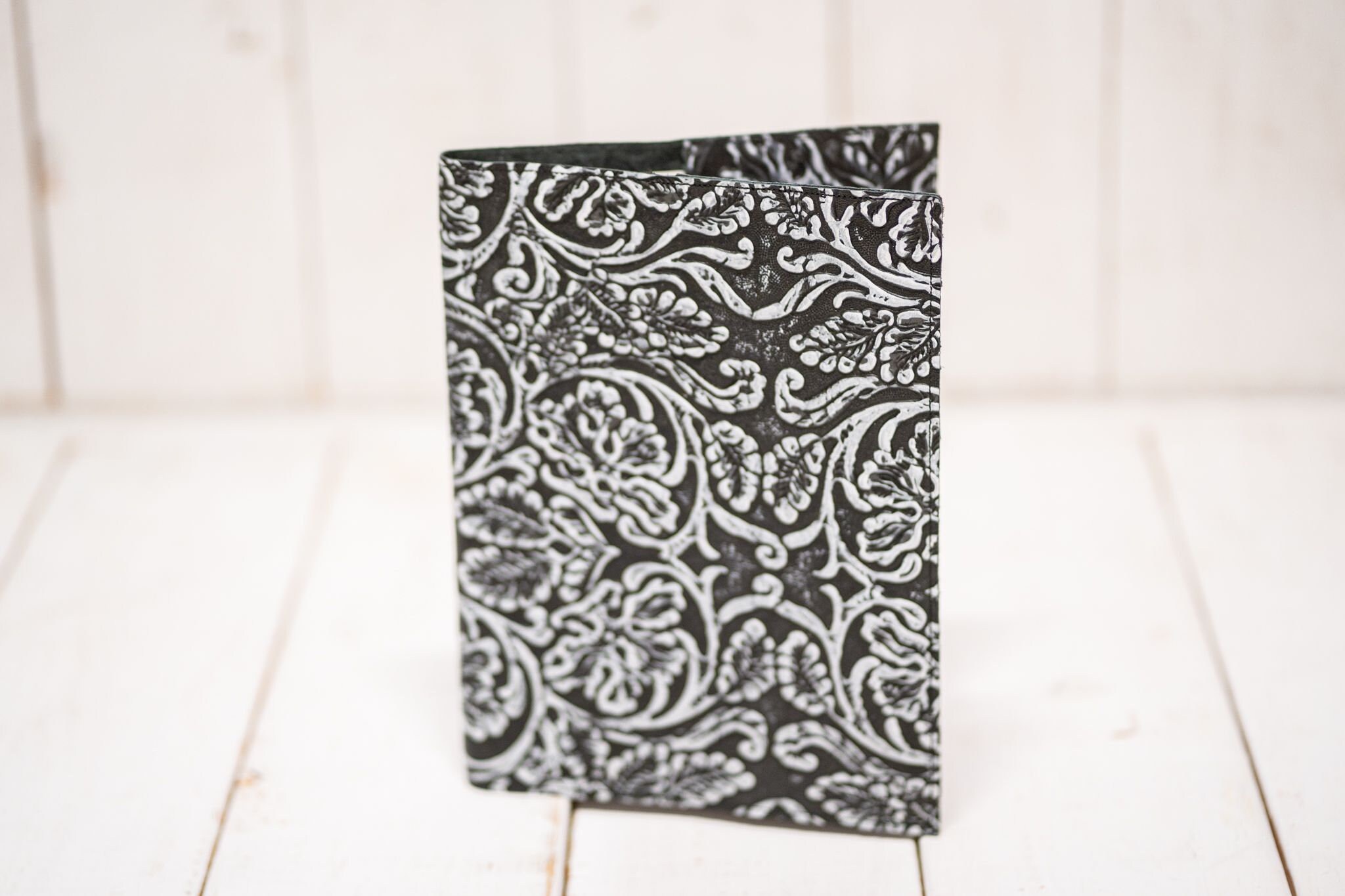 Cowhide Notebook Cover Leather, 3rd Anniversary Gift for Her, College ...