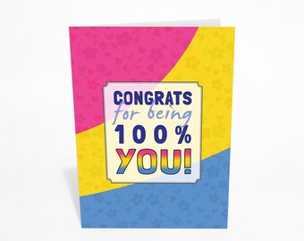 Gay Pride Flag Coming Out Card for LGBTQ - Etsy