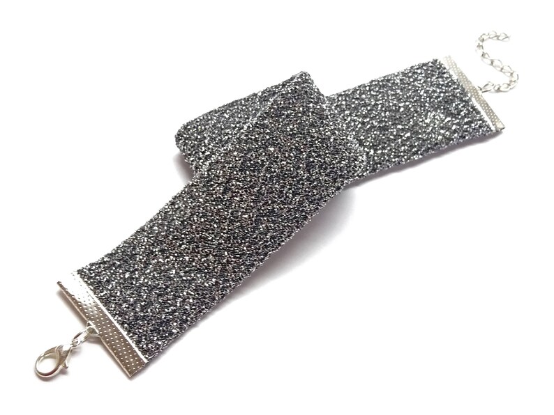 Silver Fashion Neck Choker Collar Necklace and Bracelet Set - Etsy