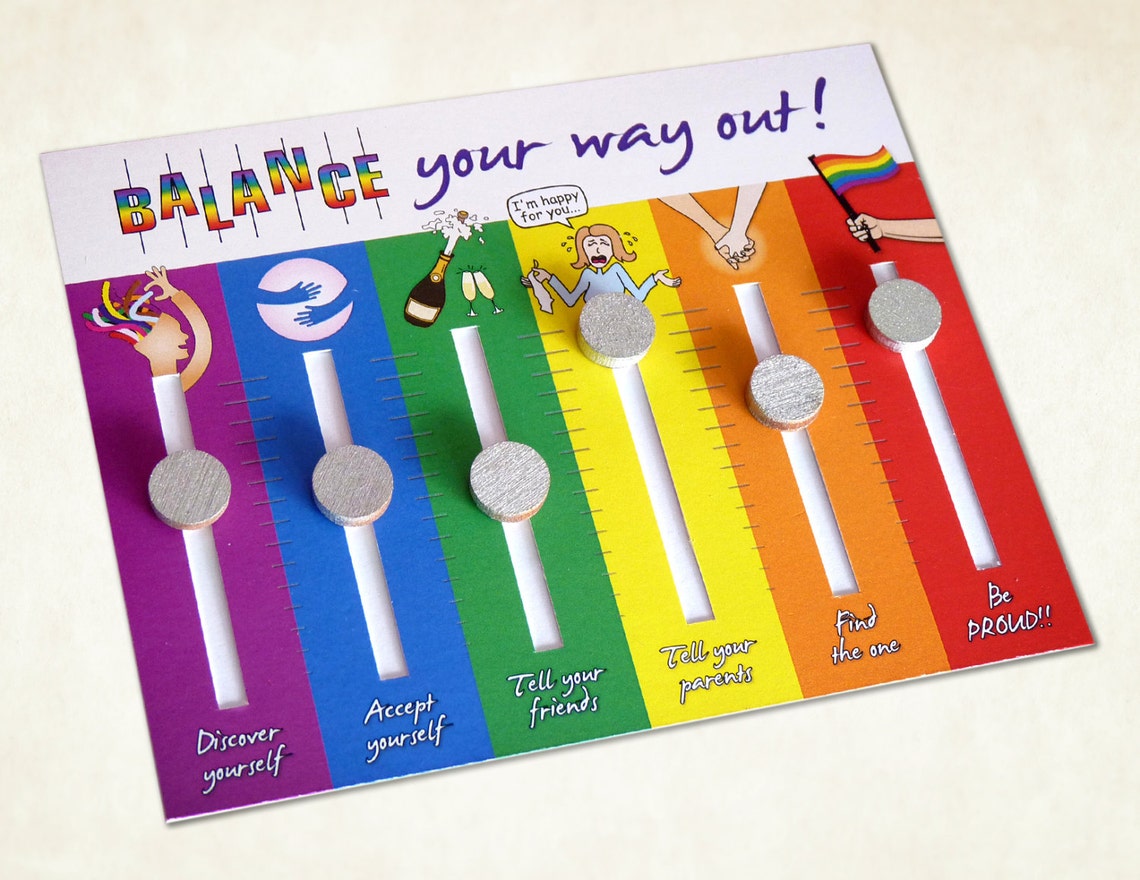 Greeting Card Coming Out Fun Card Special Card Slider - Etsy