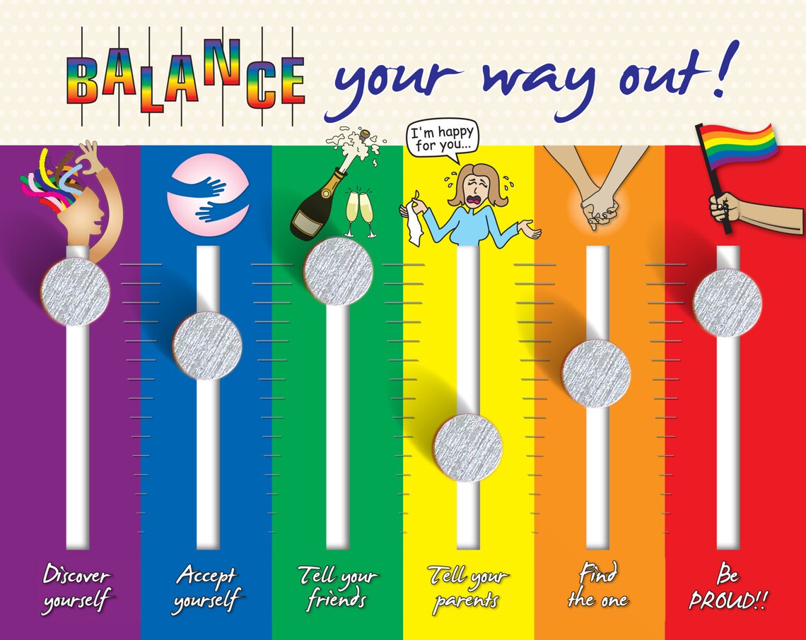 Greeting Card Coming Out Fun Card Special Card Slider - Etsy