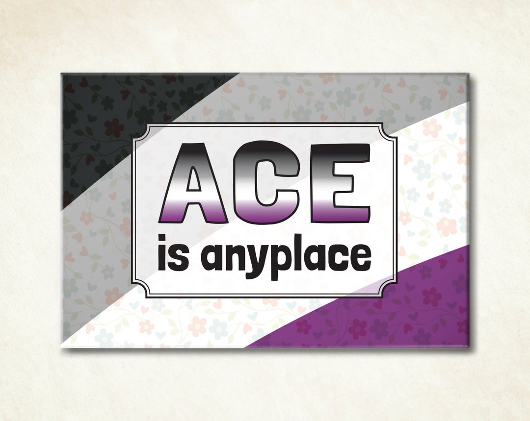 Ace Pride Flag Magnet. Coming Out Gift for Asexual - Etsy
