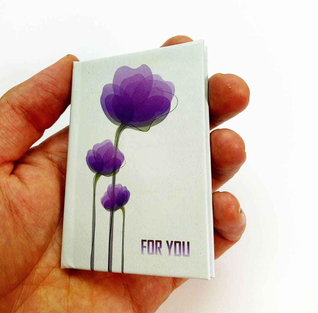 Mini Hard Cover Blank Notebook. A Little Personal Travel Journal, or a ...