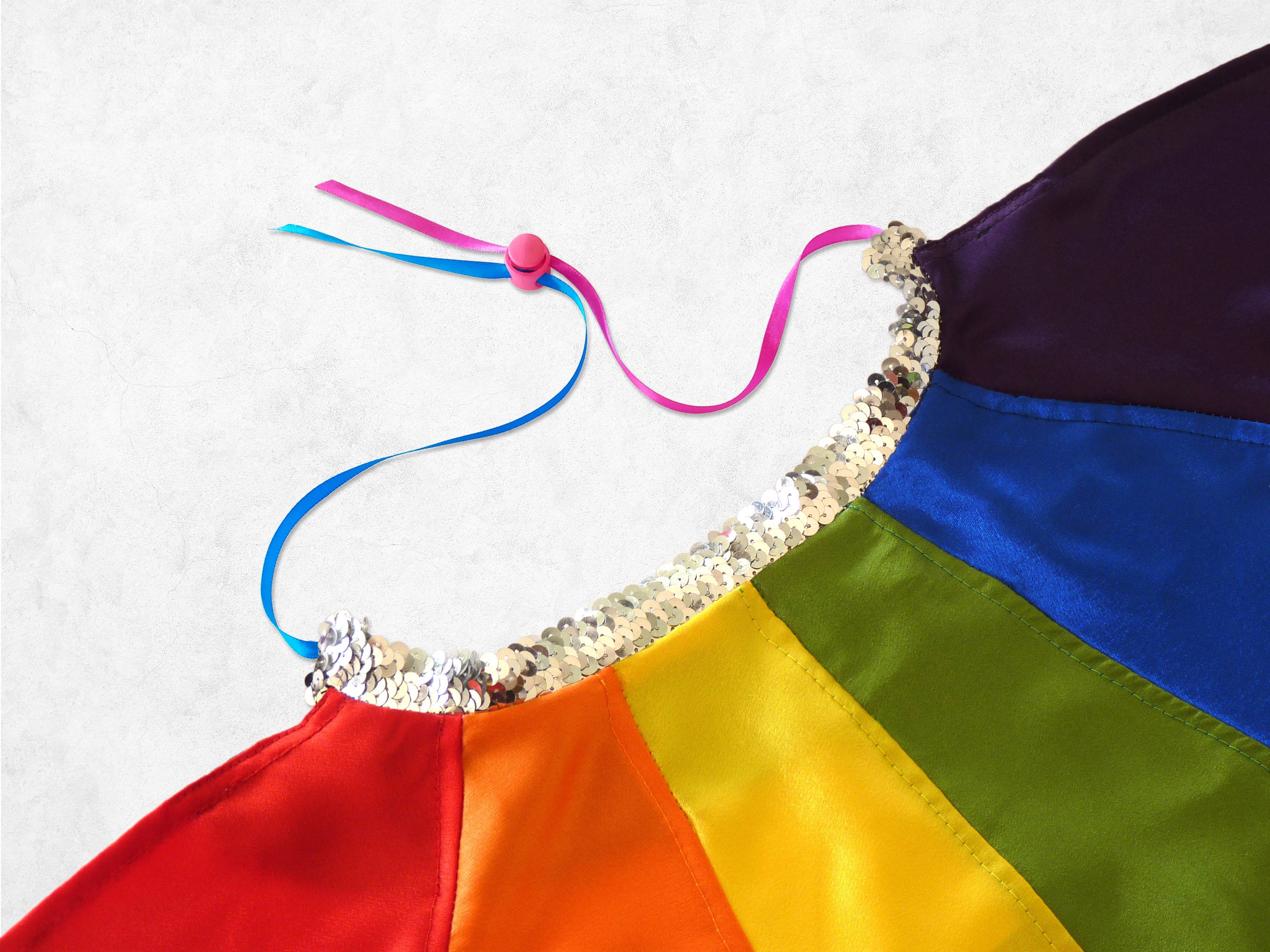 Lgbtq Gay Pride Flag Rainbow Cape Drag Queen Costume Outfit Etsy