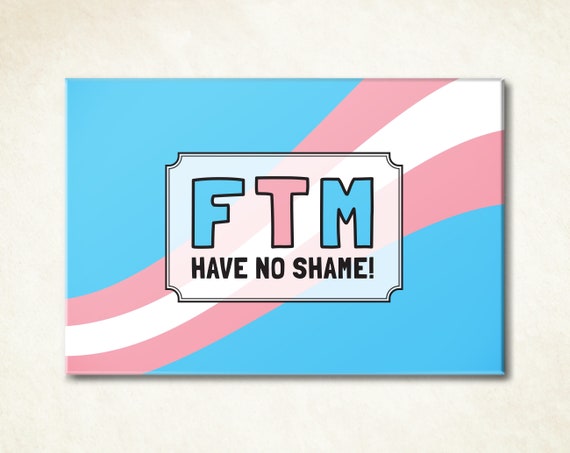 FTM Trans Pride Flag Magnet. Gift for Transgender | Etsy