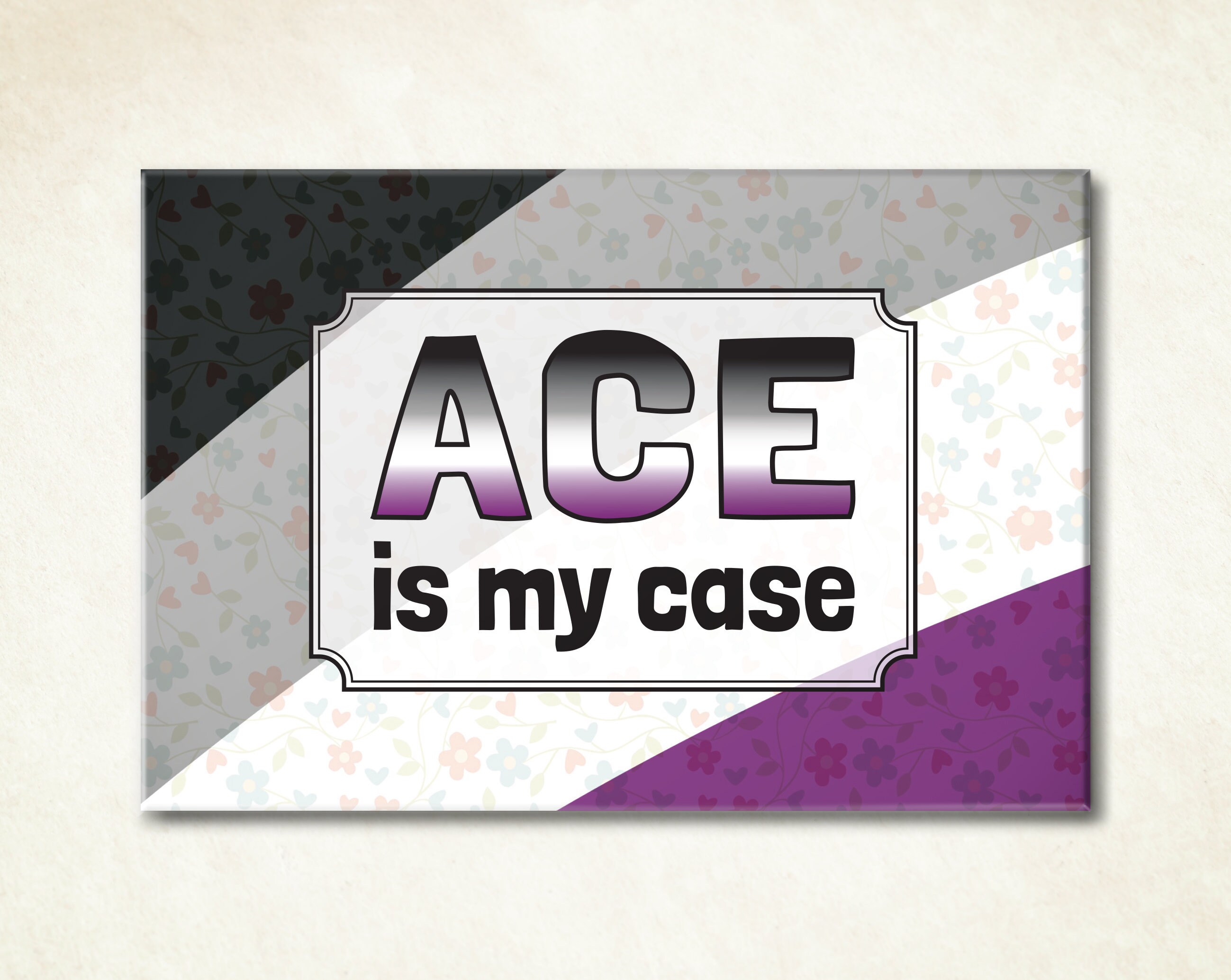Ace Pride Flag Magnet. Coming Out Gift for Asexual | Etsy