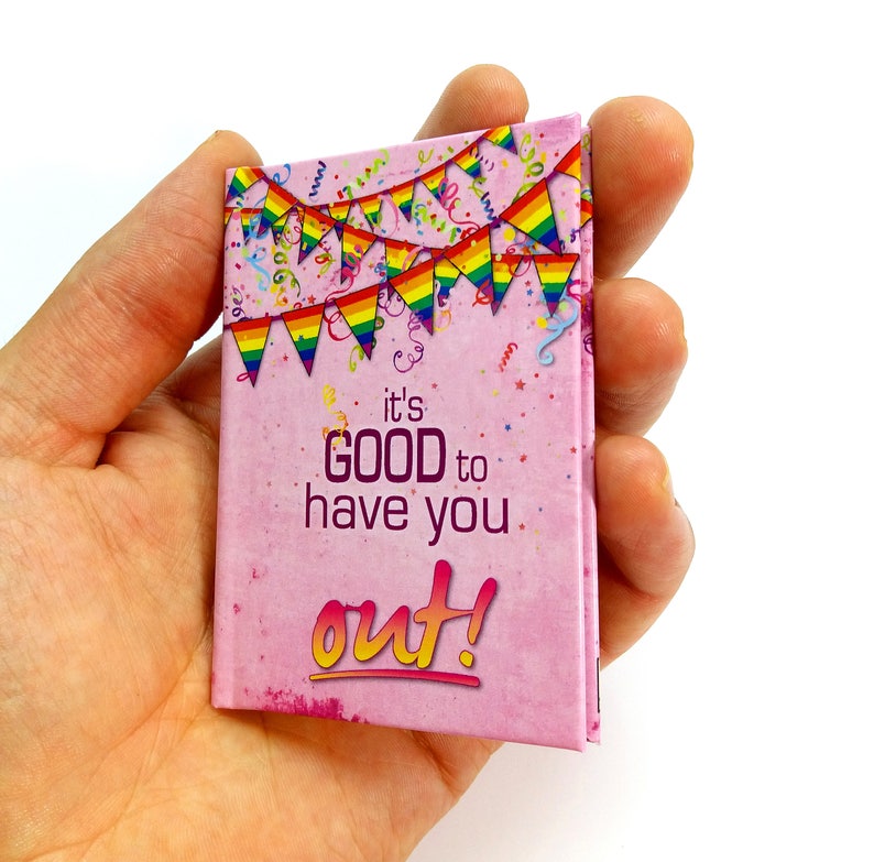 LGBT Pride Greeting Card for Coming Out of the Closet. A Gay - Etsy