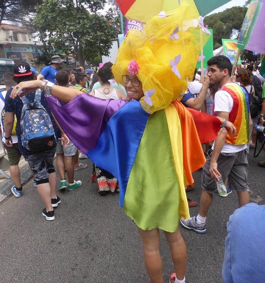 Lgbtq Gay Pride Flag Rainbow Cape Drag Queen Costume Outfit Etsy