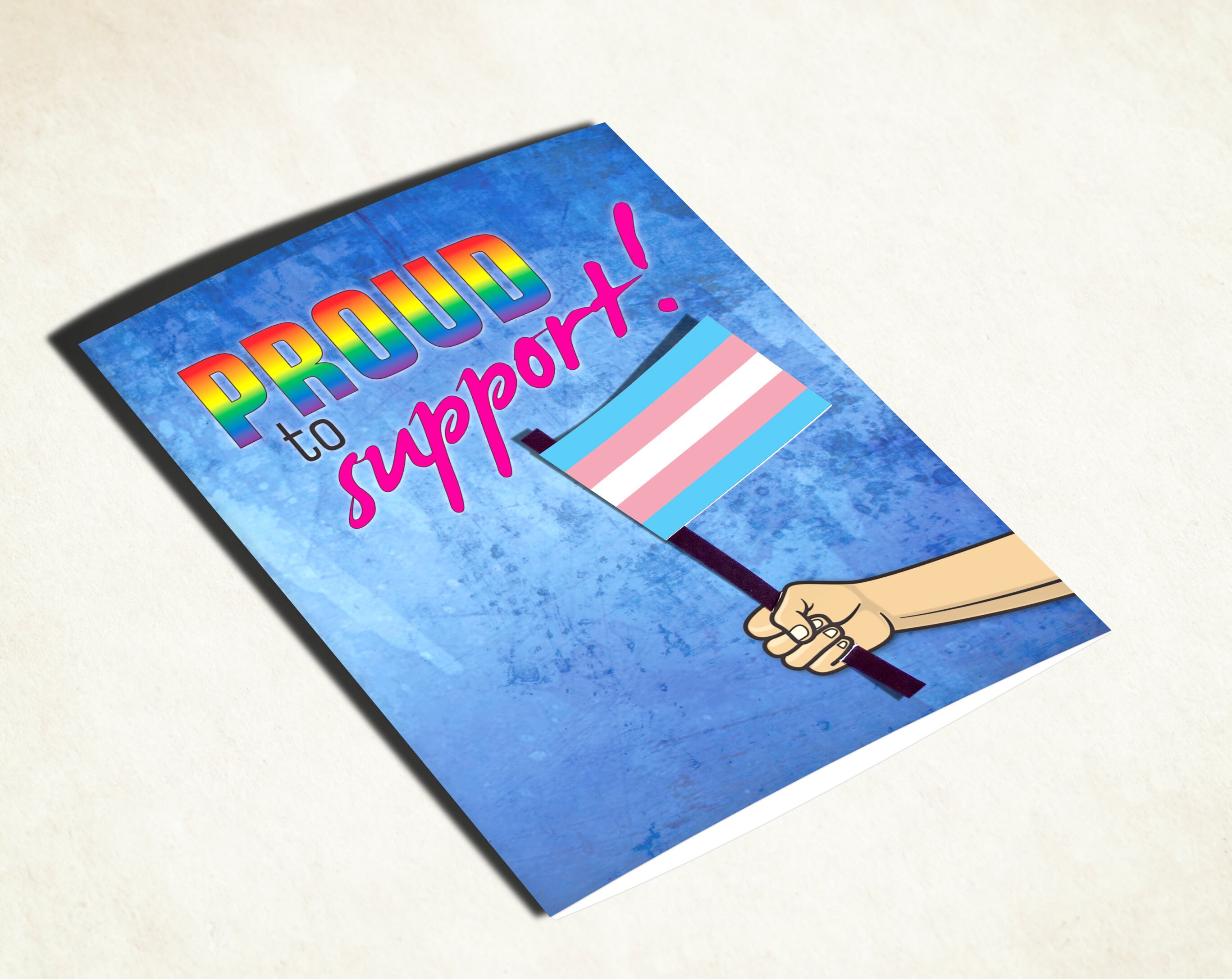 Transexual trans Pride Flag Card - Etsy UK