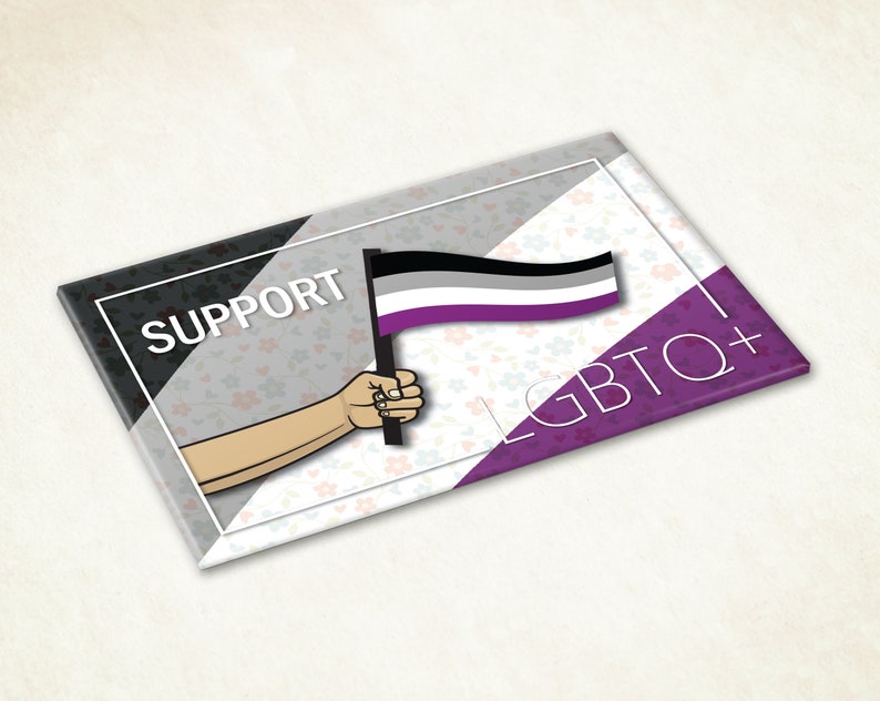 Ace Pride Flag Magnet. Gift for Asexual - Etsy UK