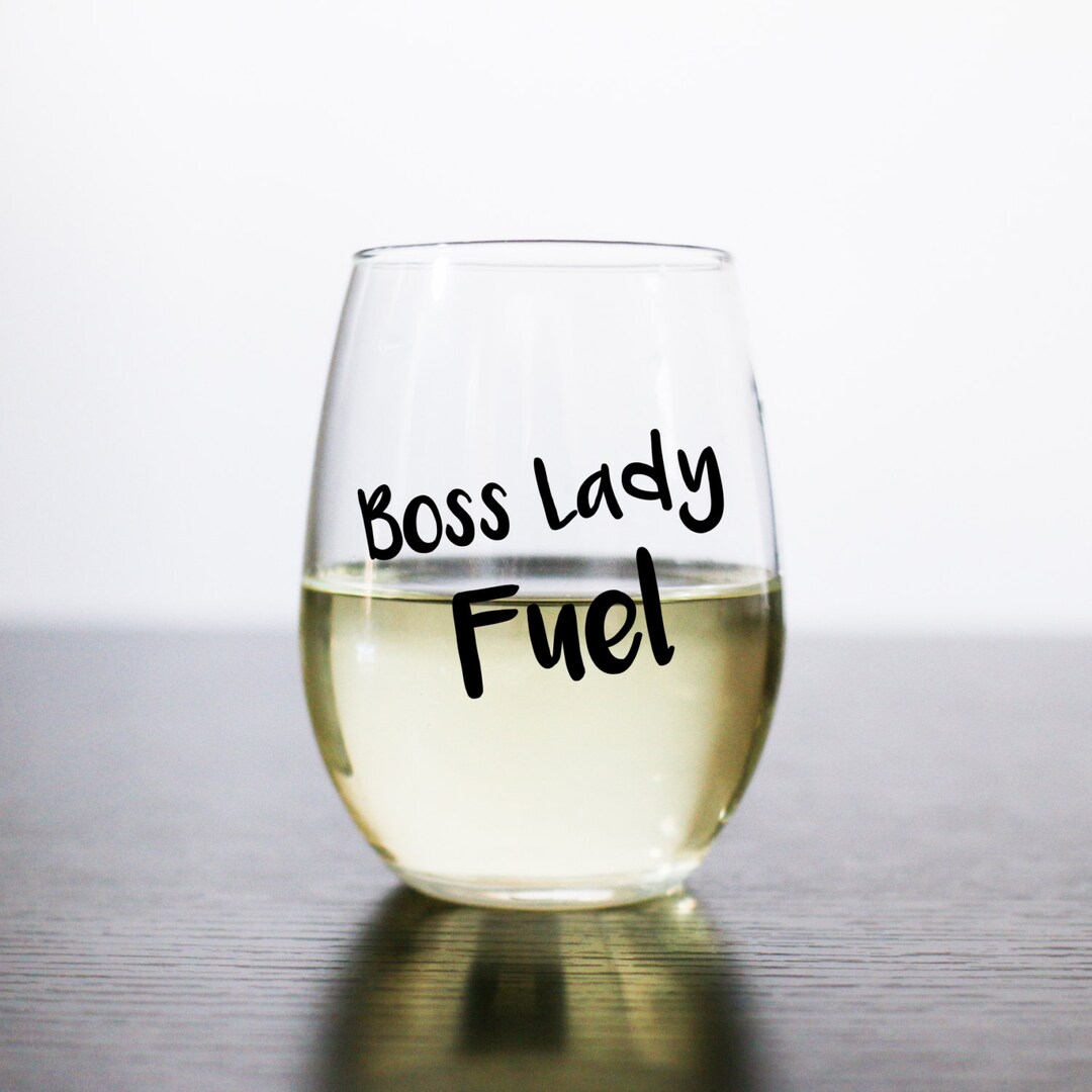 Boss Lady Fuel Stemless Wine Glass - Boss Babe Fuel Stemless Wine Glass ...