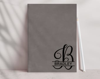 Personalized Leather Journal, Journal With Name, Lined Journal ...