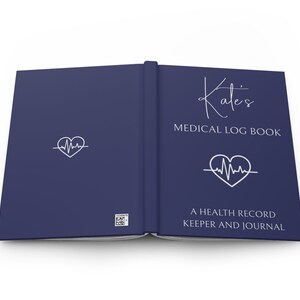 Personalized Medical Log Book: Health & Wellness Journal - Etsy