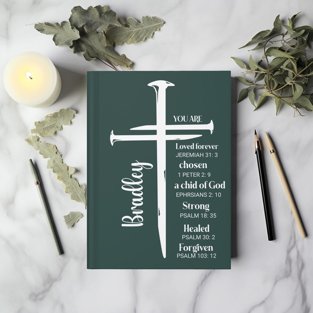 Personalized Christian Journal: Religious Keepsake Memory Book - Etsy