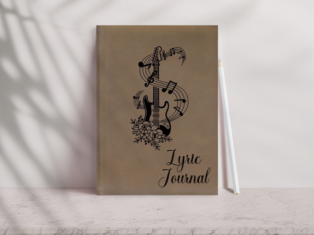 Songwriting Journal, Gift for Songwriter, Personalized Song Writing ...