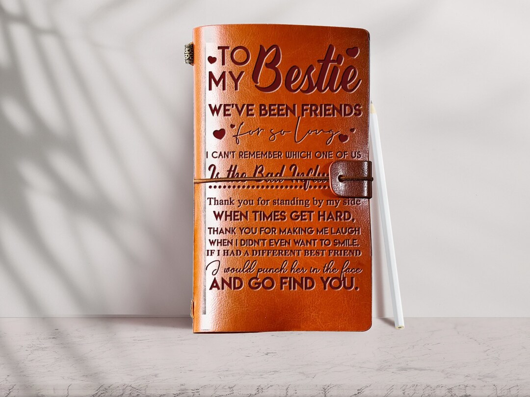 To My Best Friend Journal, to My Bestie, Gift for Best Friend, Best ...