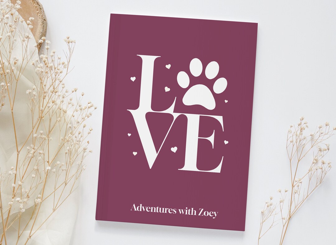 Personalized Pet Planner, Custom Dog Journal, Pet Care Planner, Pet ...