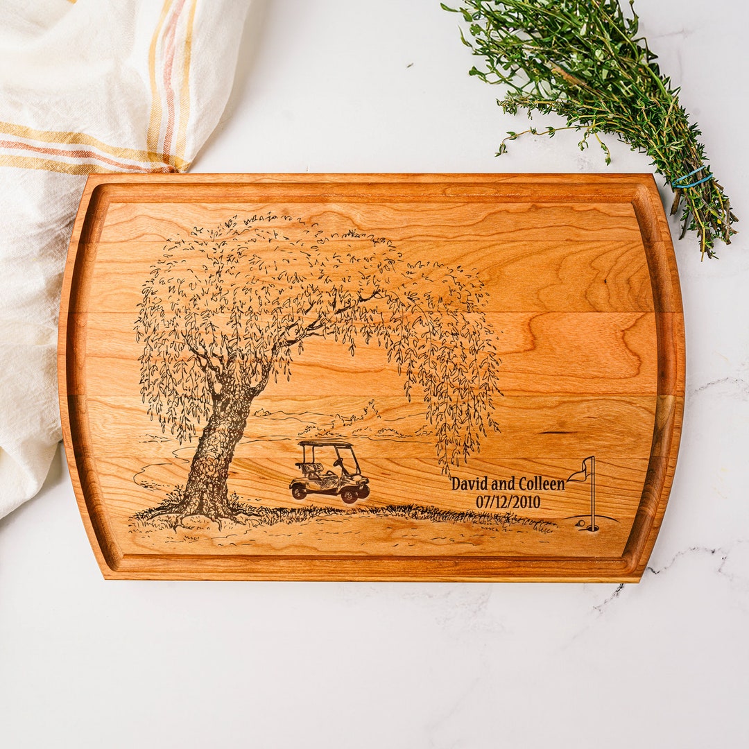 Golf Cutting Board, Golf Gifts for Men, Golfer Gifts for Women, Golfing ...