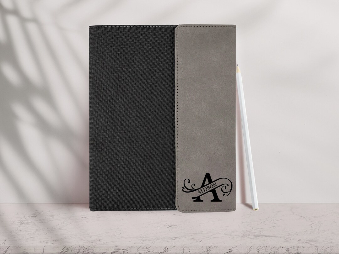 Personalized Leather Padfolio, Custom Leather Portfolio, Personalized ...