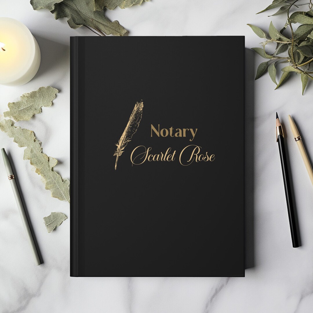 Personalized Notary Journal, Notary Public Log Book, Custom Gift for ...