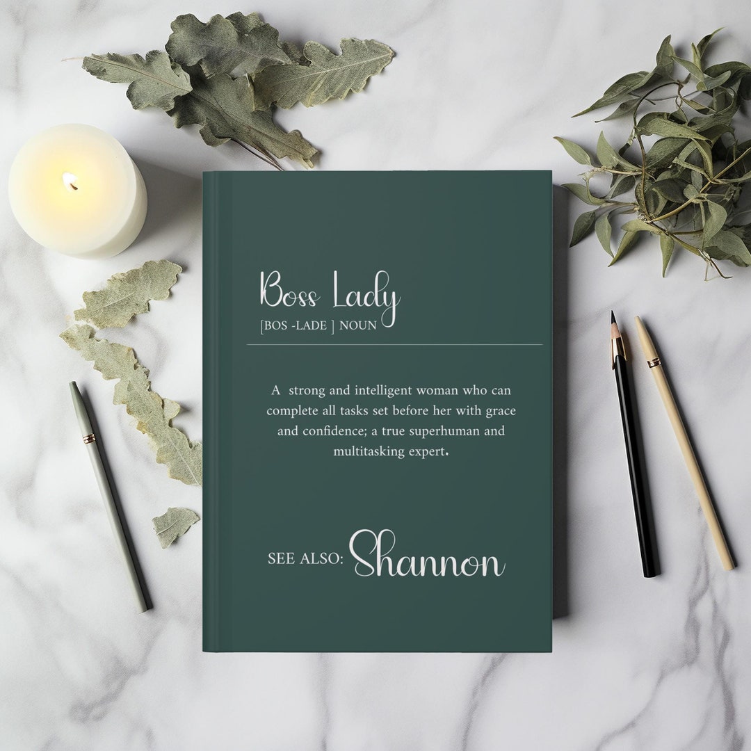 Personalized Boss Lady Journal: New Business Owner Gift - Etsy