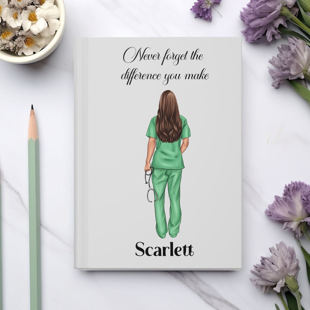 Nurse Appreciation Gift, Personalized Nurse Notebook, Gift for Nurses ...