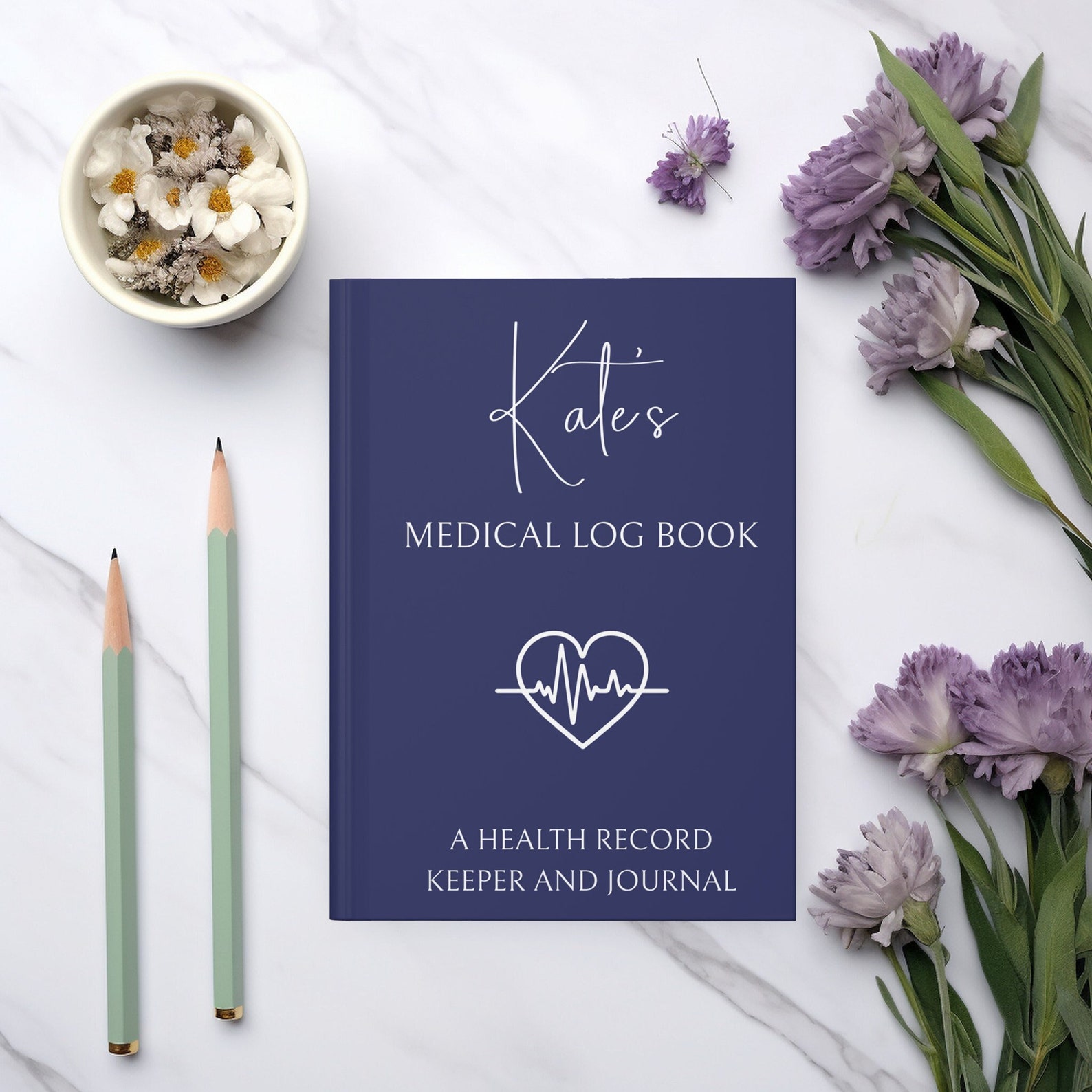 Personalized Medical Log Book: Health & Wellness Journal - Etsy