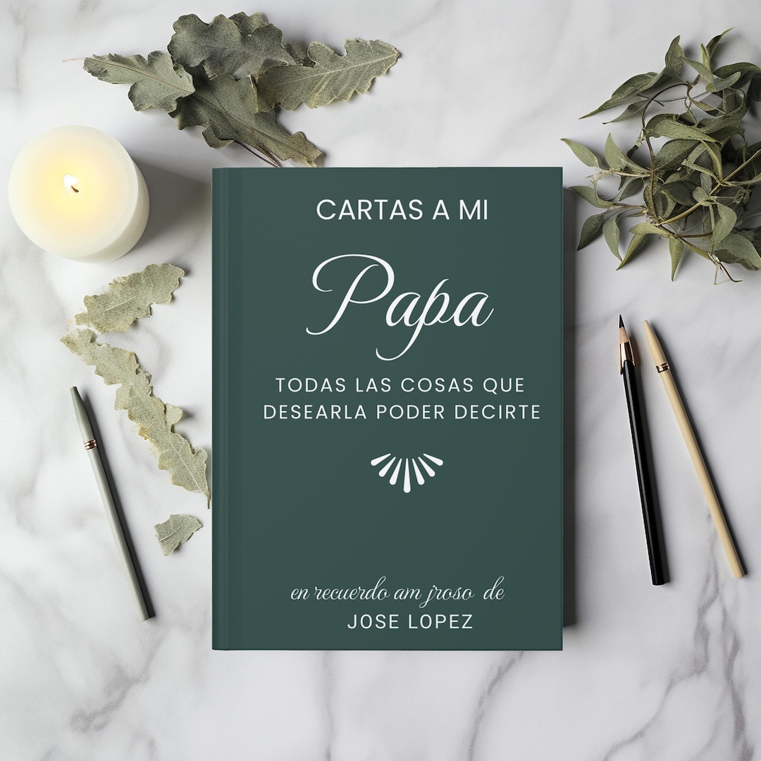 Spanish Grief Journal: Letters to My Dad, Loss of Father Gift - Etsy