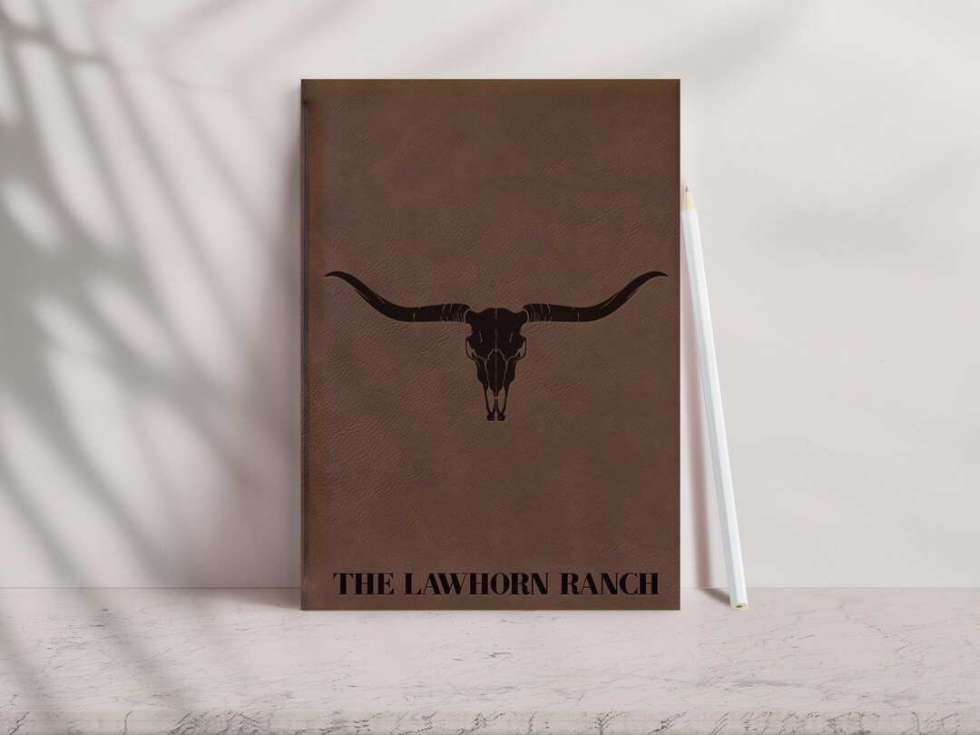 Texas Longhorn Journal, Ranch Guest Book, Ranch Notebook, Longhorn ...