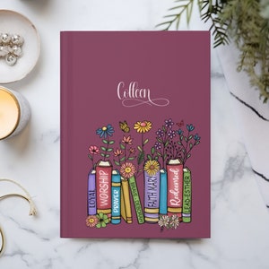 Personalized Reading Journal, Custom Reading Tracker, Reading Log ...