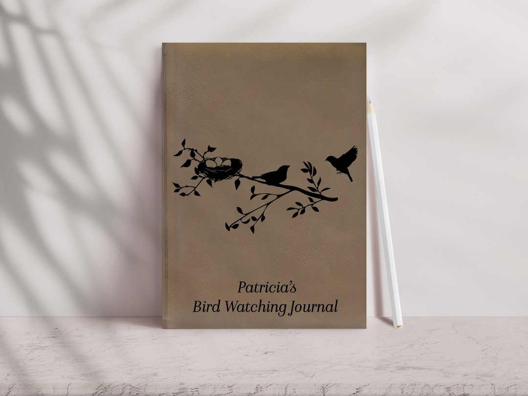 Bird Watching Journal, Bird Watching Gifts, Personalized Bird Notebook ...