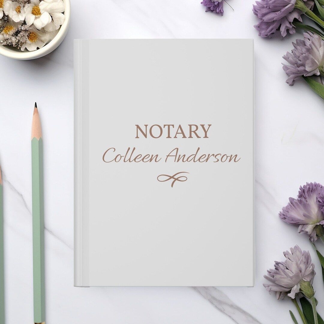 Personalized Notary Journal: Custom Notary Public Log Book - Etsy